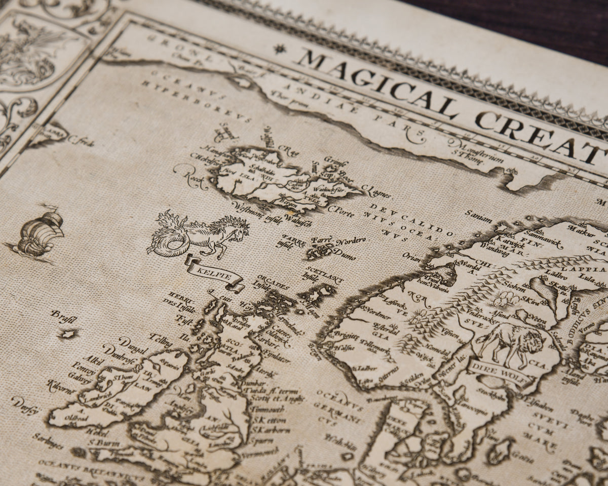 Map of the Old Continent – Mist & Magic