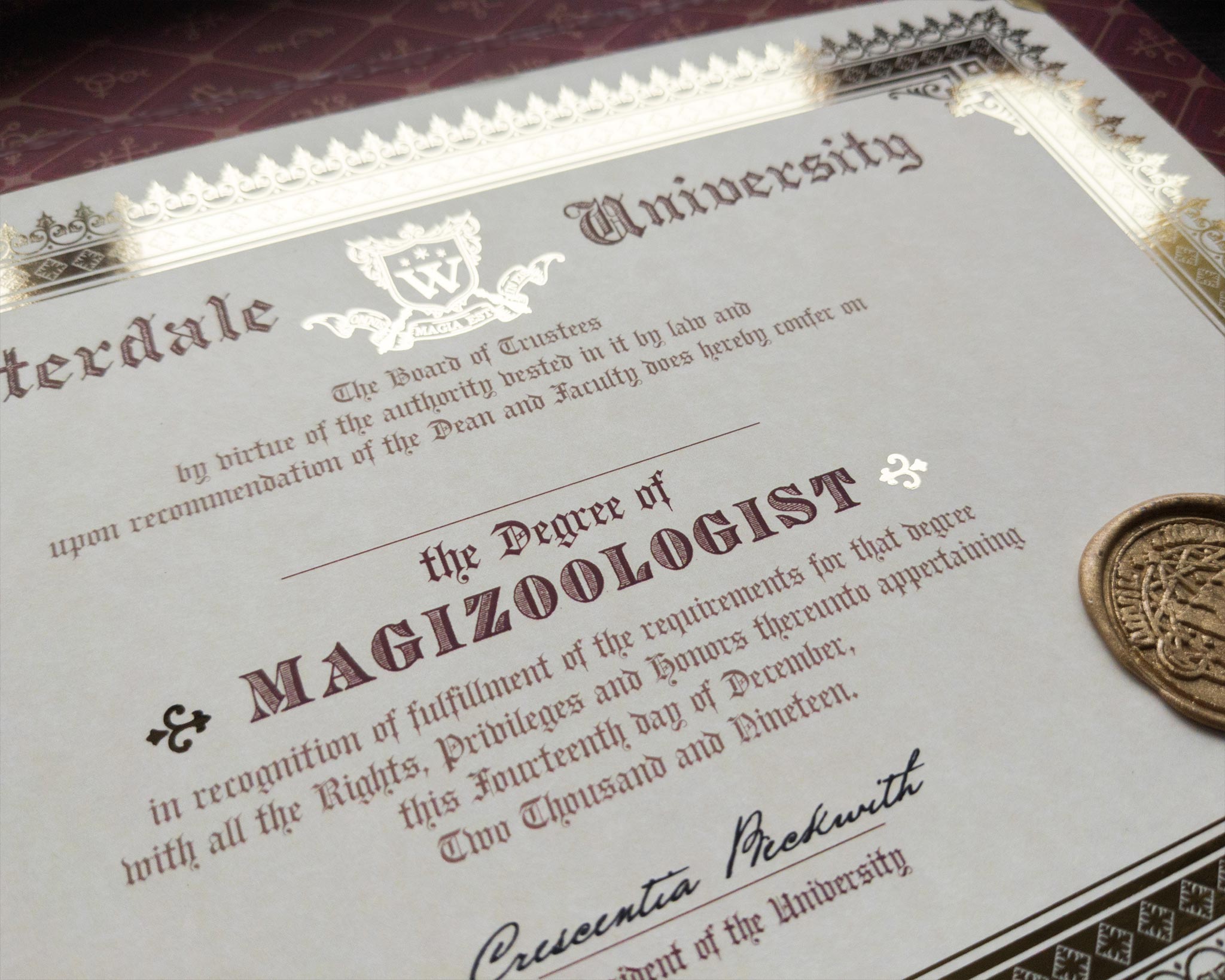 Magizoologist Diploma – Mist & Magic